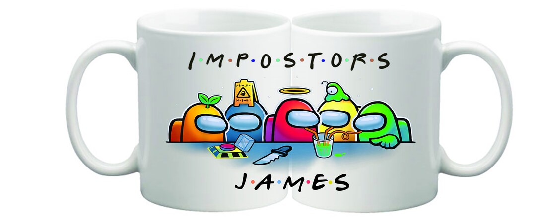 Among Us Mug Personalised Among Us Mug Full Mug Print printed on the ...