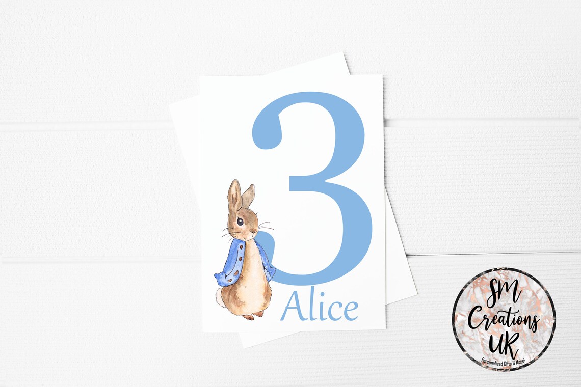 Personalised Peter Rabbit Card | Peter Rabbit Greetings Card ...