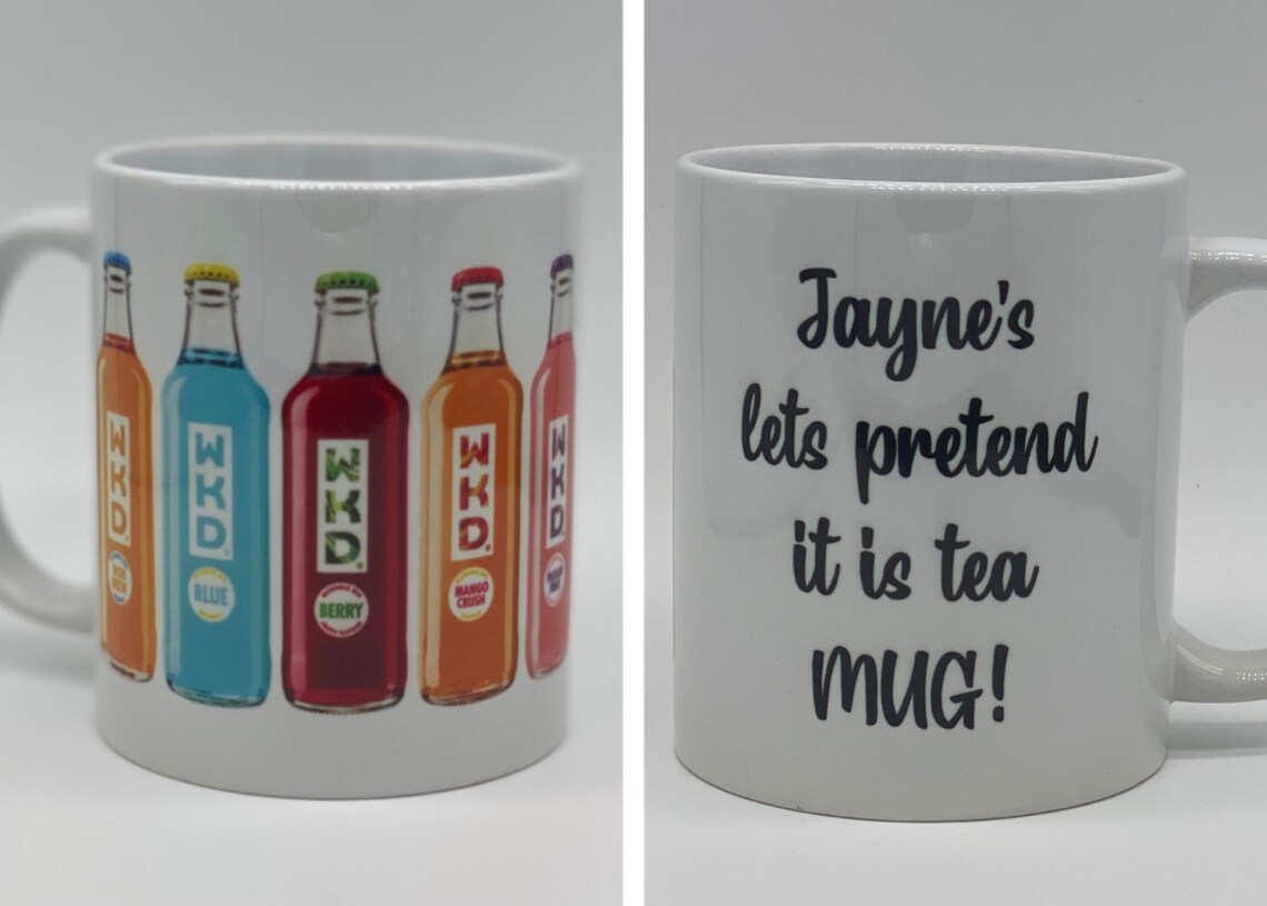 Personalised WKD Alcohol Mug Funny Alcohol Mug WKD Drink - Etsy.de