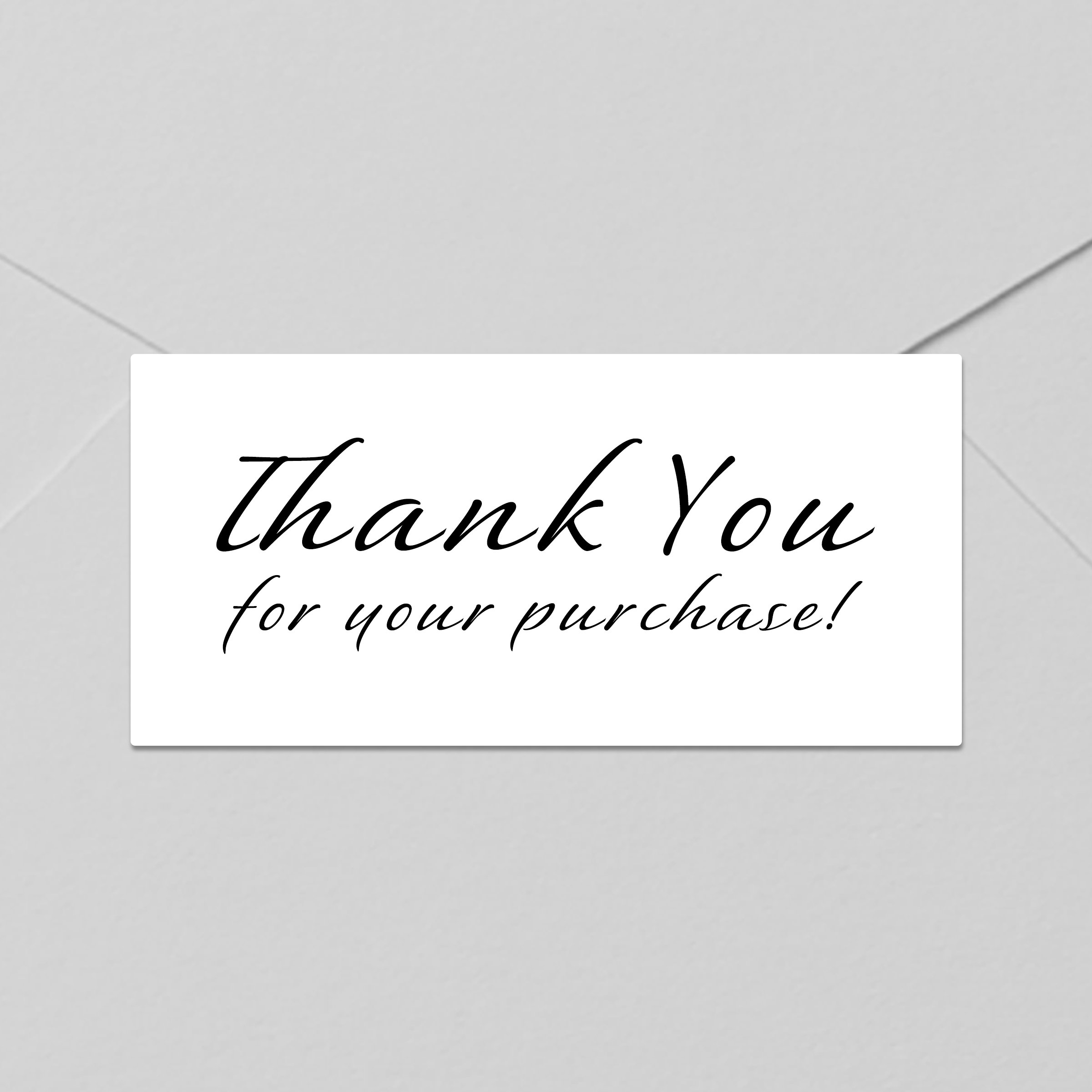 Printable Thank You for Your Purchase Sticker | Business Shipping Label ...