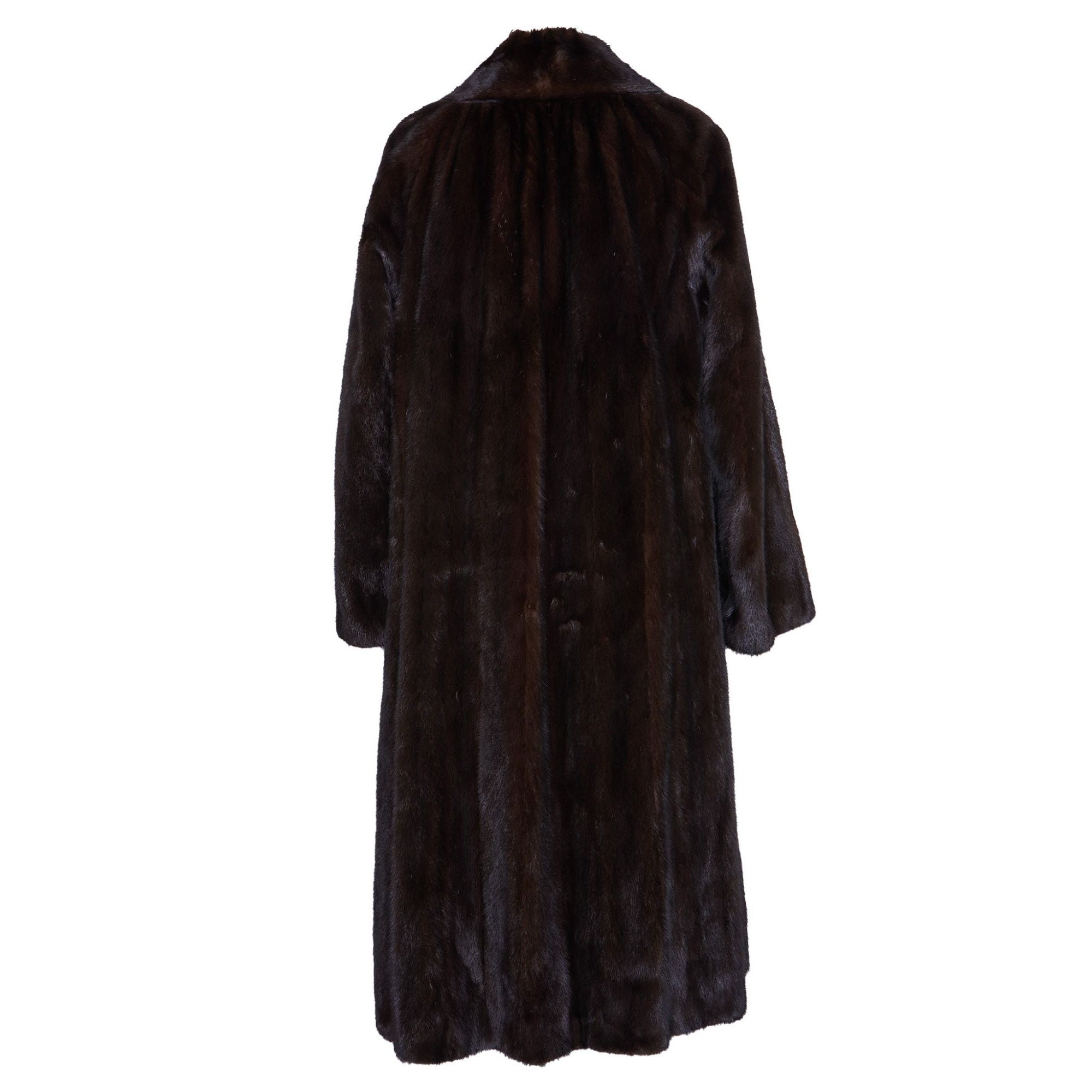 Blackglama Ranch Mink Coat, XL, Full Length Mink Coat, Vintage Mink ...