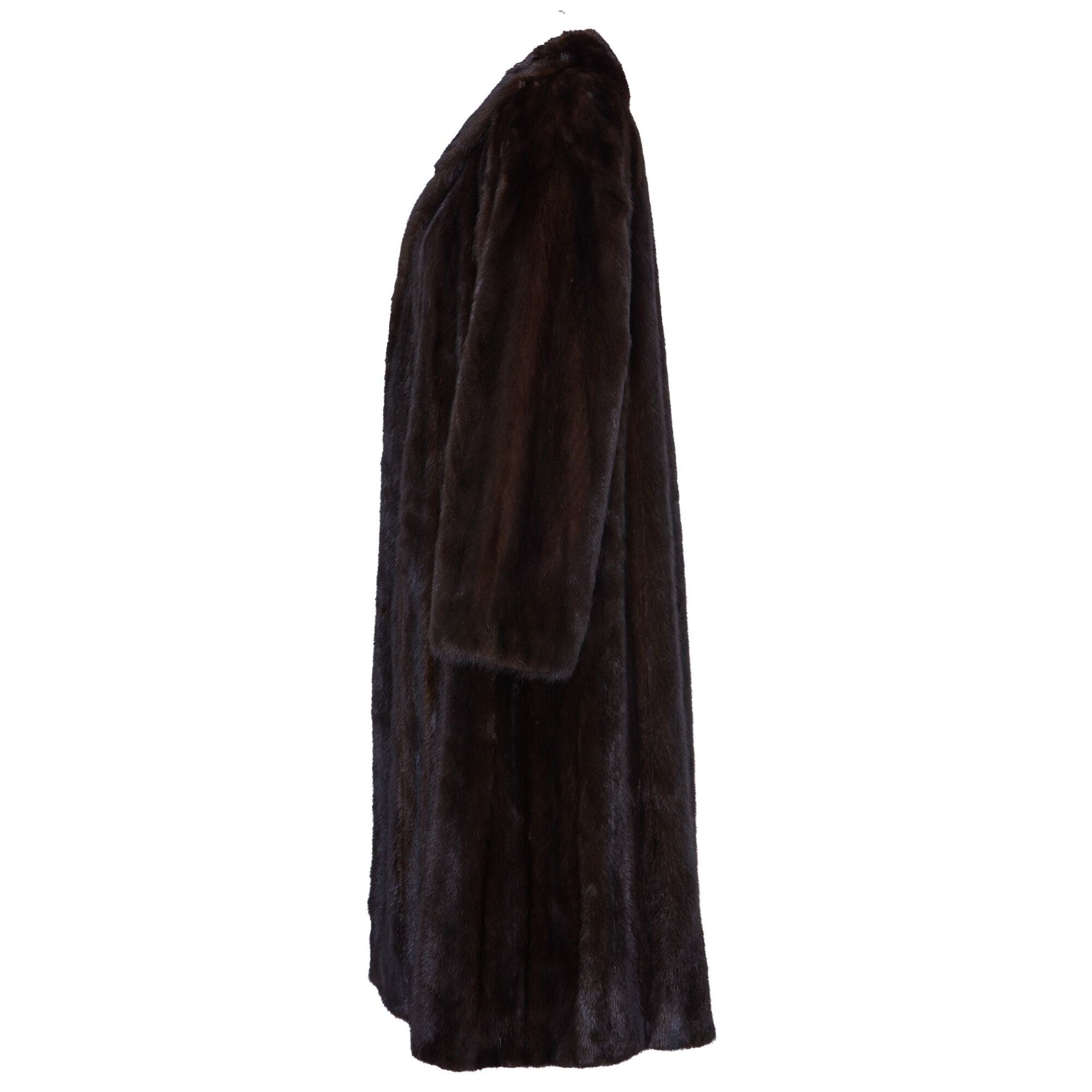 Blackglama Ranch Mink Coat, XL, Full Length Mink Coat, Vintage Mink ...