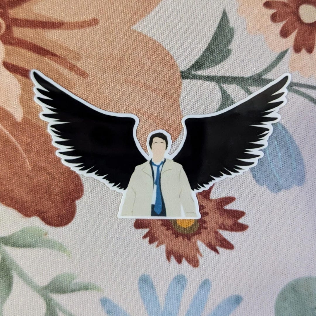 Supernatural Angel Castiel Sticker - Etsy