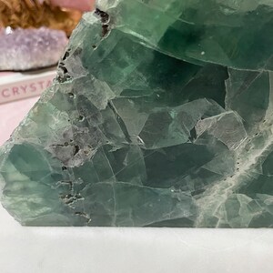 Beautiful Large Self Standing Fluorite From Mexico back Side Raw - Etsy