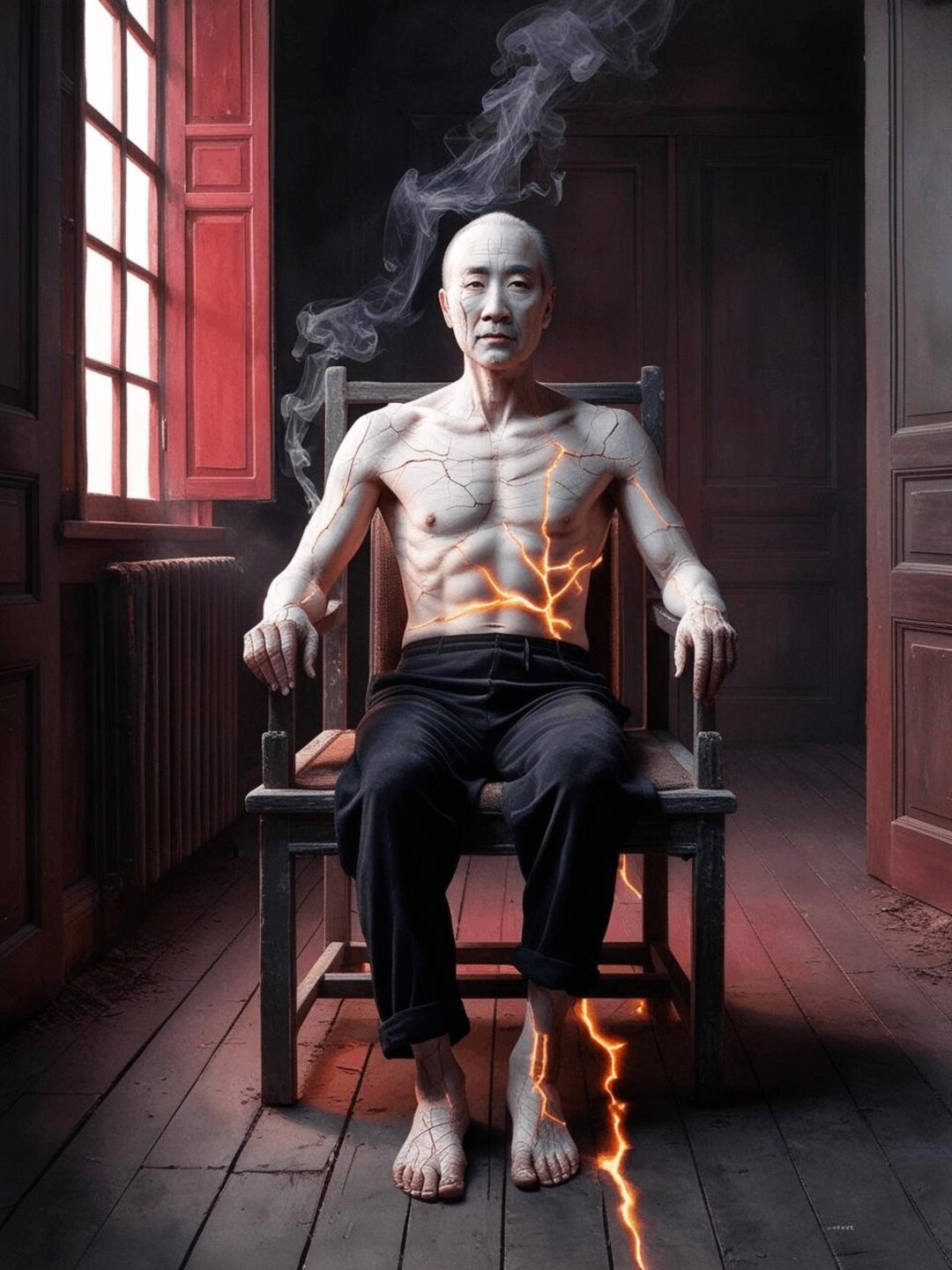 The Burning Monk – Sfumato Portrait of Containment | Digital Horror ...