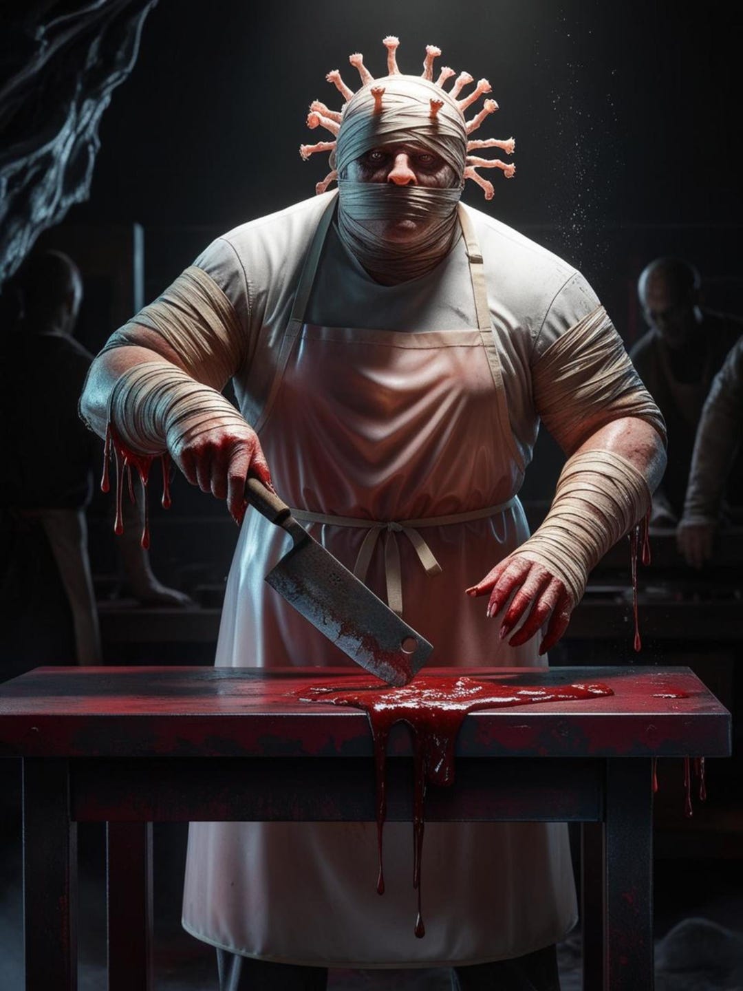The Butcher - Eldritch Horror Art Print PNG – Lovecraftian Wall Decor ...