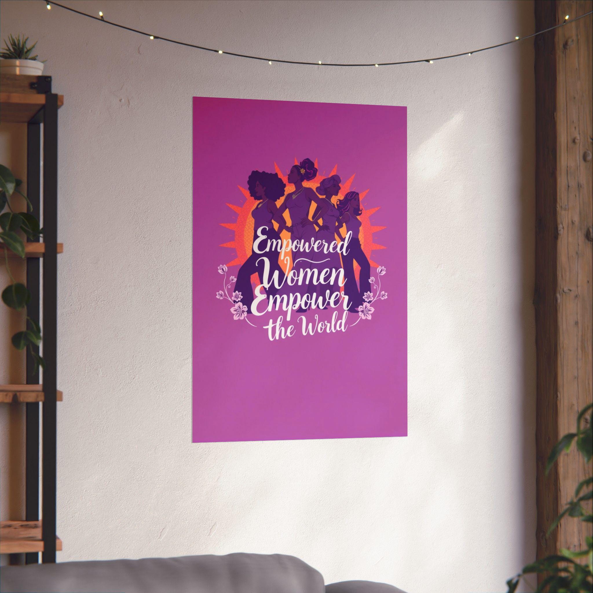 Empowered Women Vertical Posters, Feminist Wall Art, Women's Rights ...