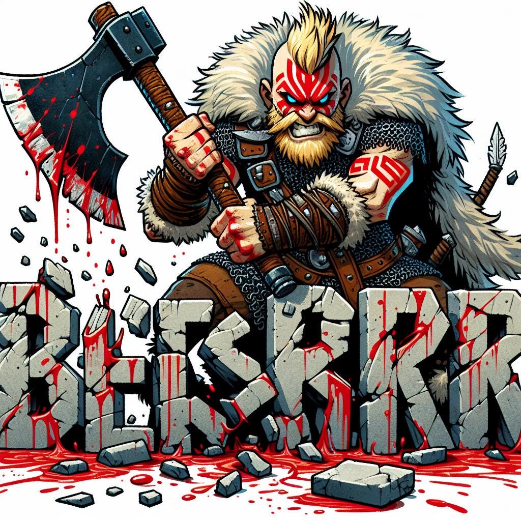 Viking Berserker PNG, Viking Yelling Art, Norse Warrior Image, Viking ...