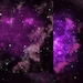 Purple Galaxy Digital Paper | Purple Scrapbook Paper | Printable ...