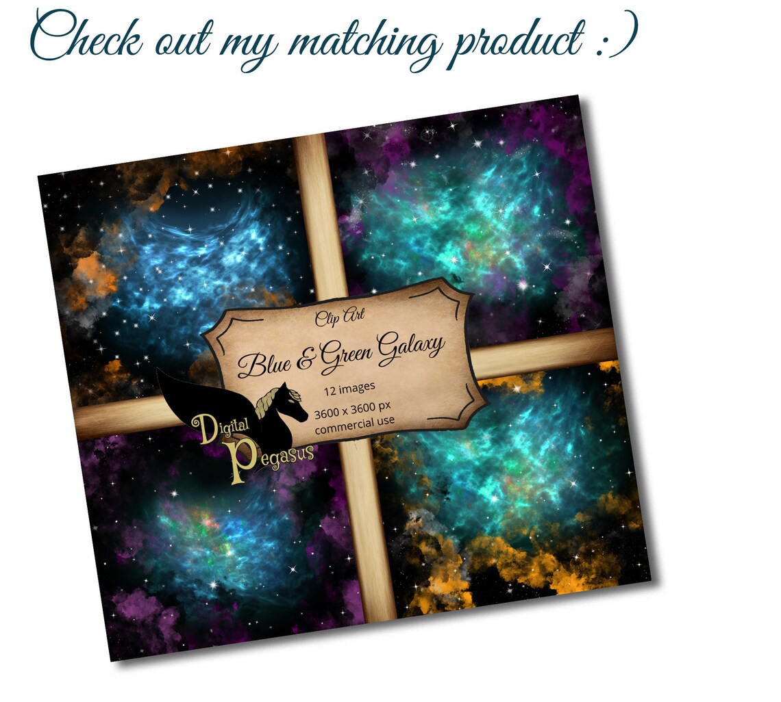 Pink Galaxy Scrapbook Paper Digital Paper Nebula Stars - Etsy