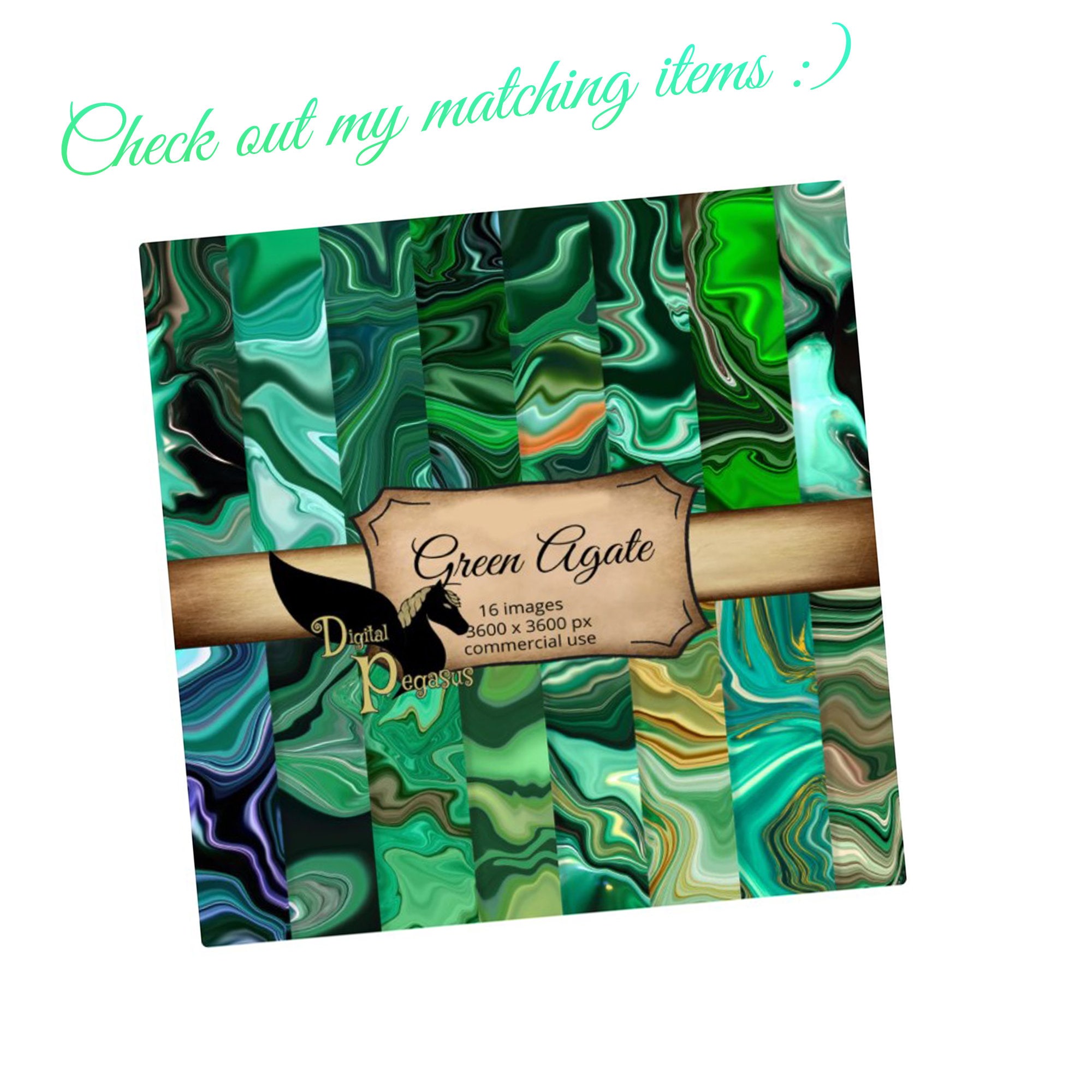 Green and Gold Seamless Digital Paper Lines Printable Backgrounds Green ...