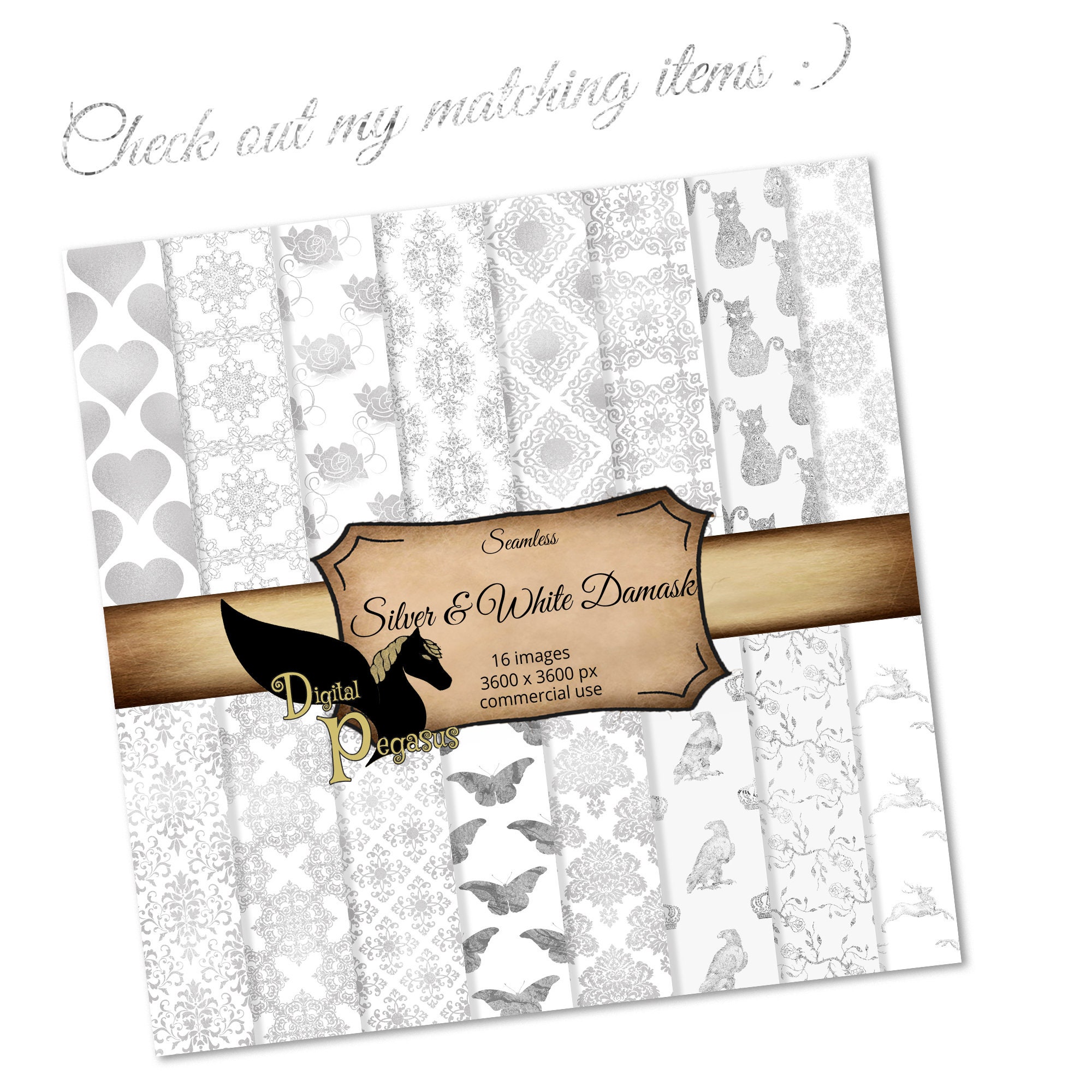 Seamless Teal & Gold Scrapbook Paper | Valentine Digital Paper ...