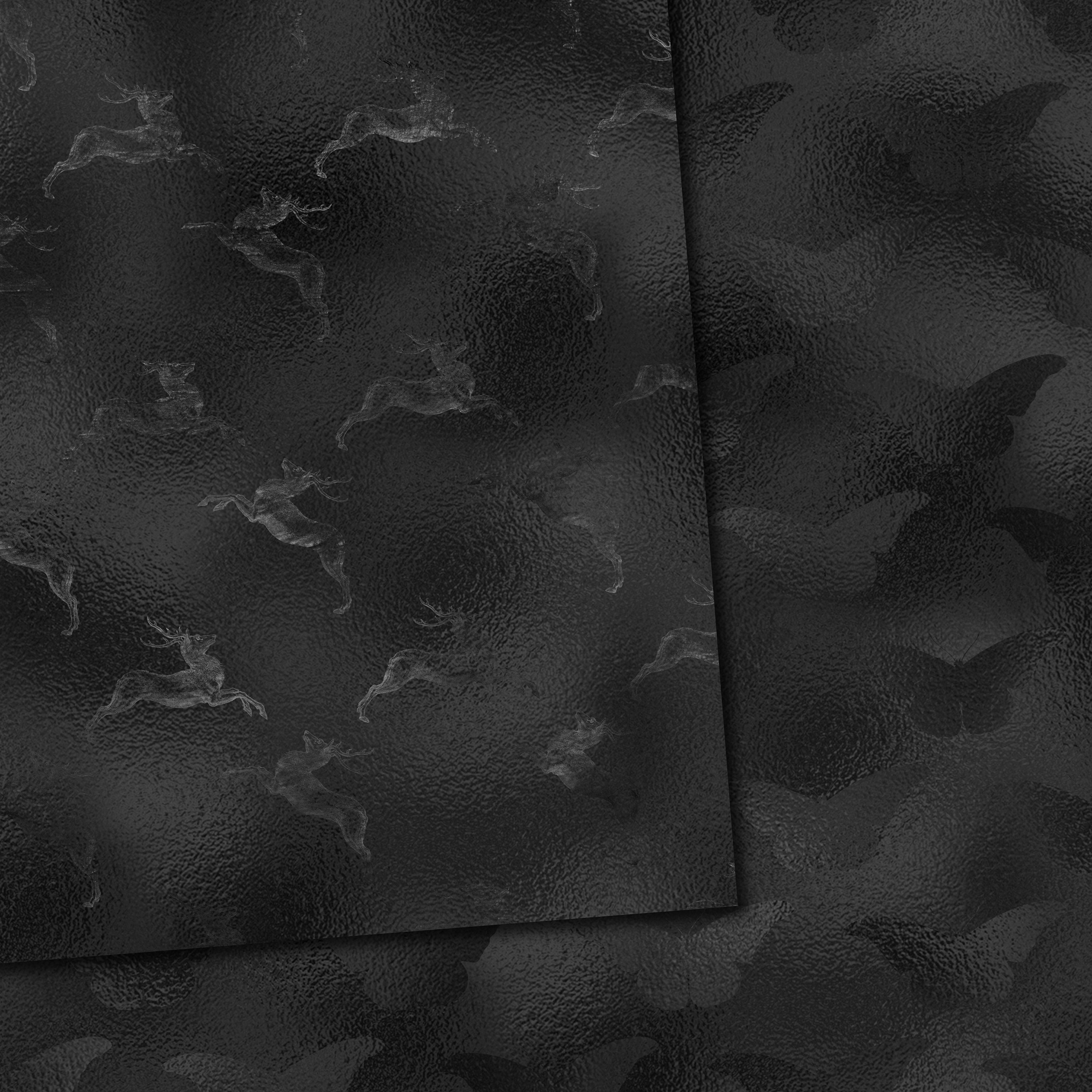 Luxury Black Scrapbook Paper Luxury Digital Paper Black - Etsy