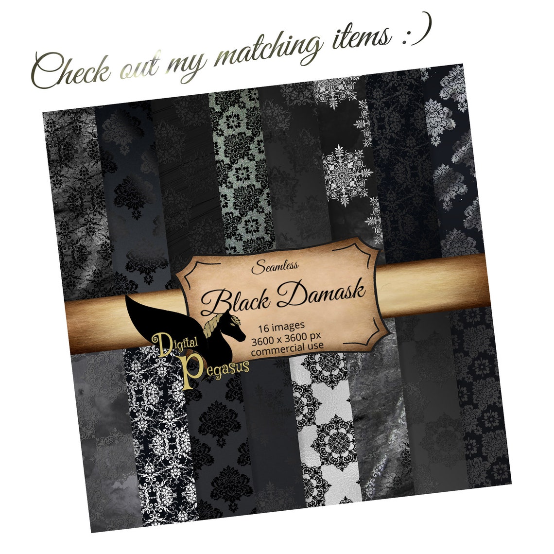 Red Scrapbook Paper Damask Digital Paper Red and Gold - Etsy