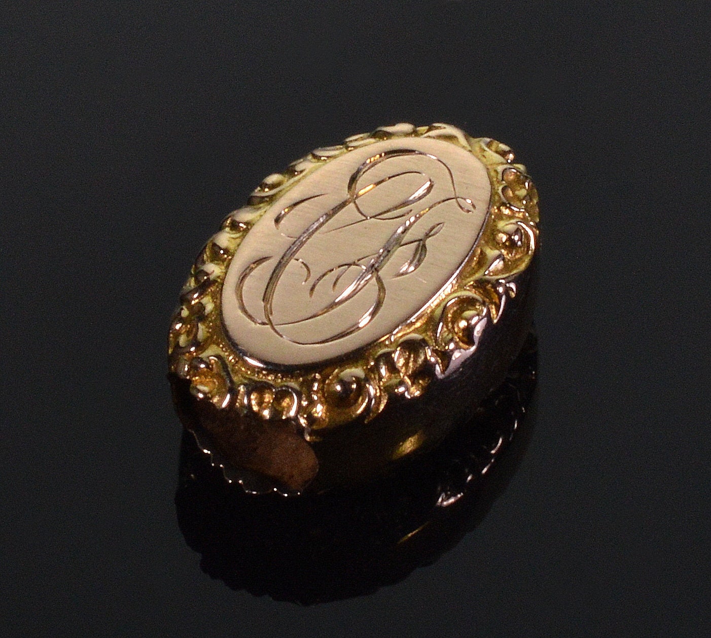 Antique Georgian 14K Gold Diamond Slide for Necklace or Charm - Etsy