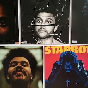 The Weeknd Album Cover Prints - Etsy