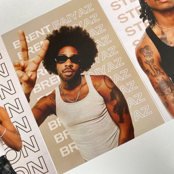 Brent Faiyaz Poster - Etsy UK