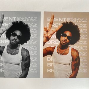 Brent Faiyaz Poster - Etsy