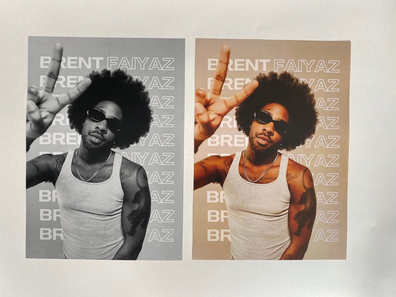 Brent Faiyaz Poster - Etsy