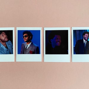The Weeknd Polaroid Style Prints - Etsy