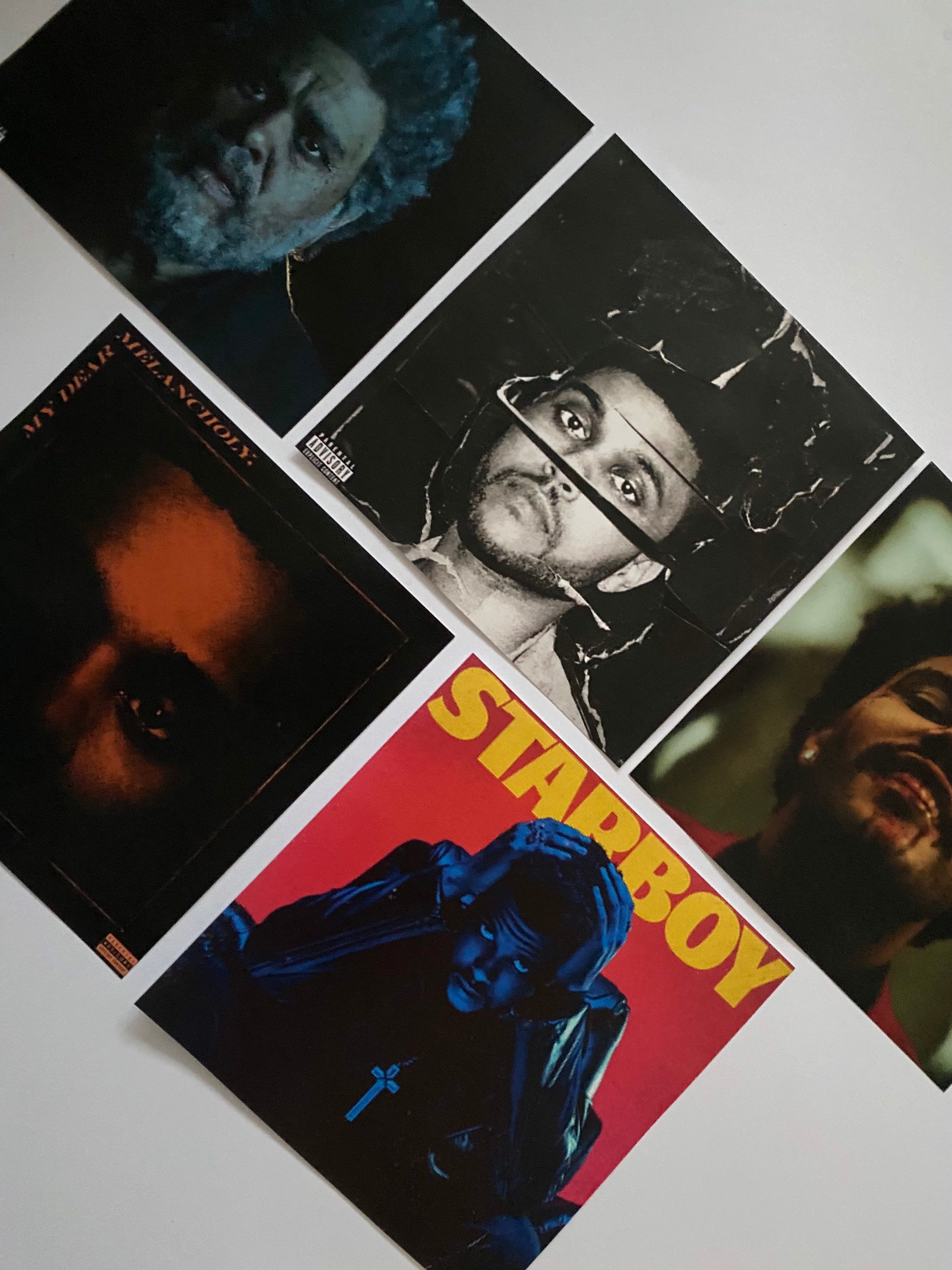 The Weeknd Album Cover Prints - Etsy UK
