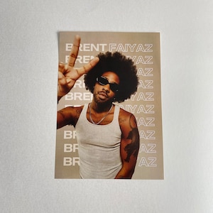 Brent Faiyaz Poster - Etsy
