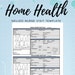 Home Health Nurse | Home Health Visit Form | Template | OASIS | Nurse ...
