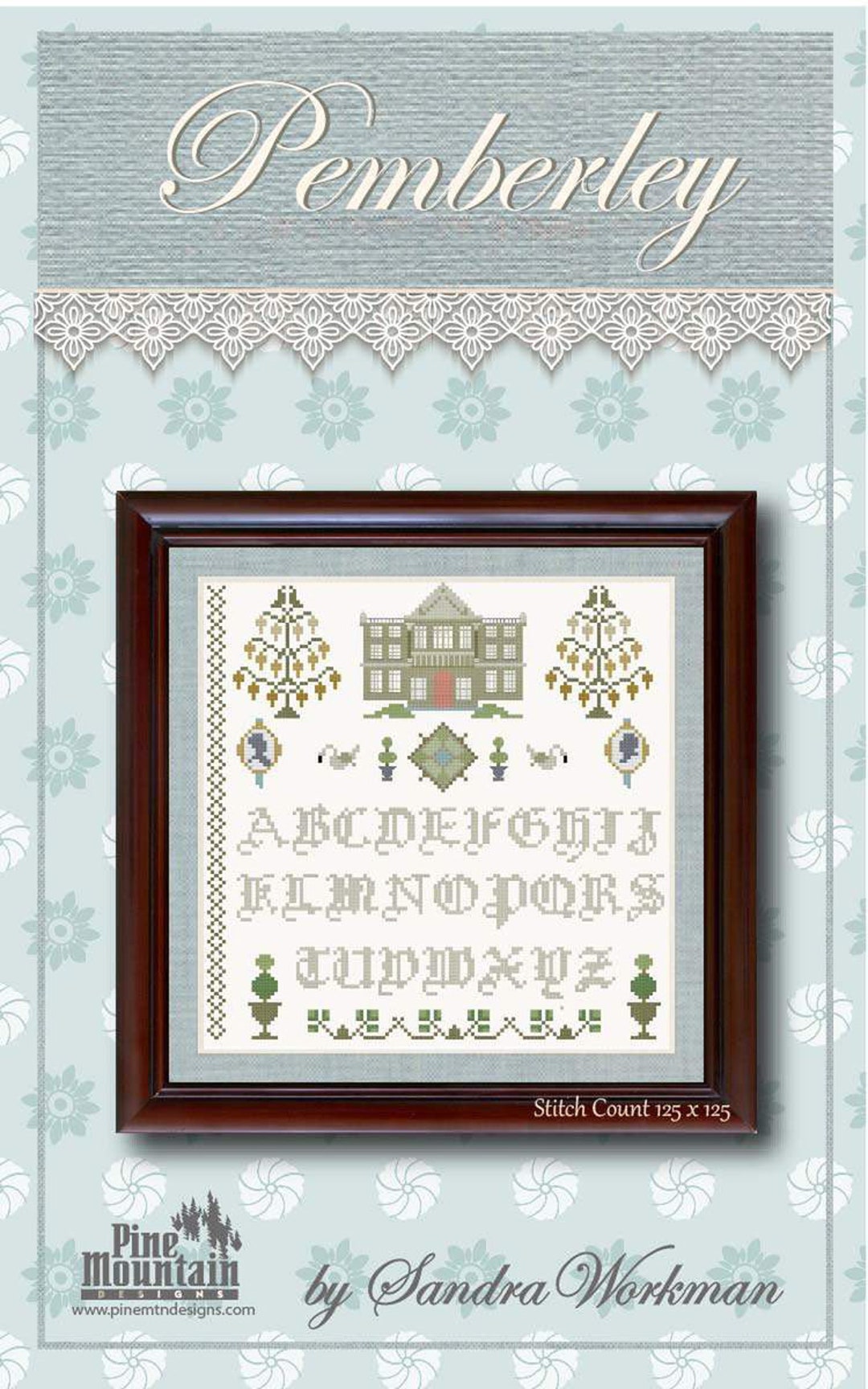 Pemberley Cross Stitch Pattern by Sandra Workman for Pine Mountain ...