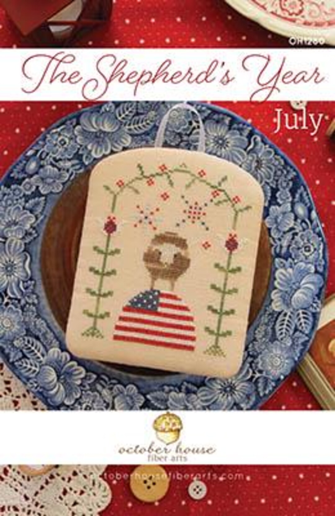 The Shepherd's Year July by Robin Sample of October House Fiber Arts - Etsy