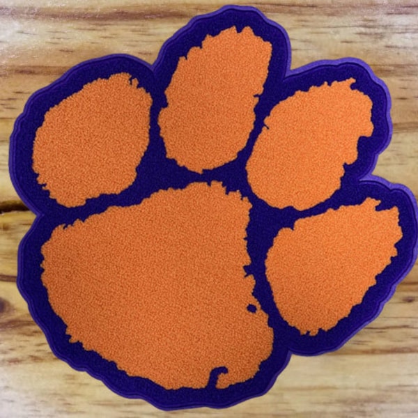 Clemson Paw Print - Etsy