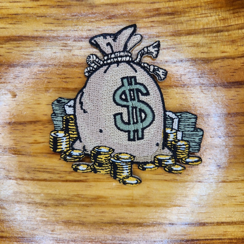 Money Bag Patch - Etsy