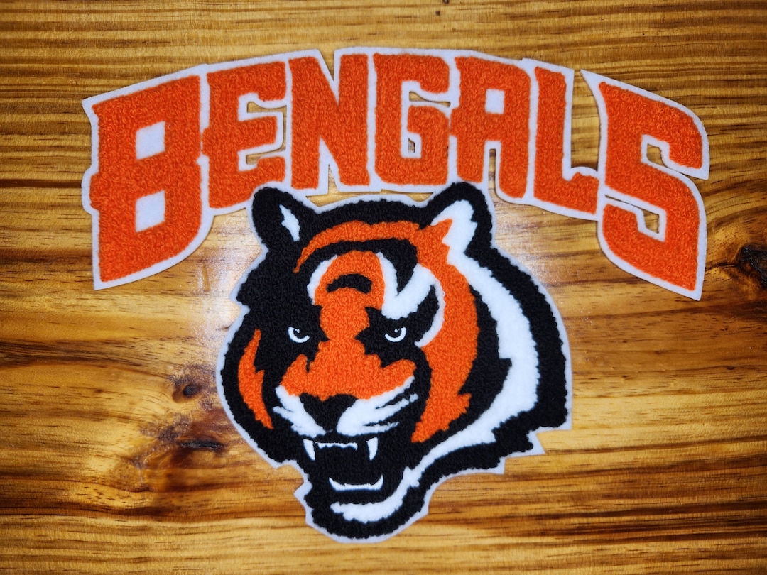 Bengals Chenille and Embroidered Iron on Patches. No Sewing Needed - Etsy