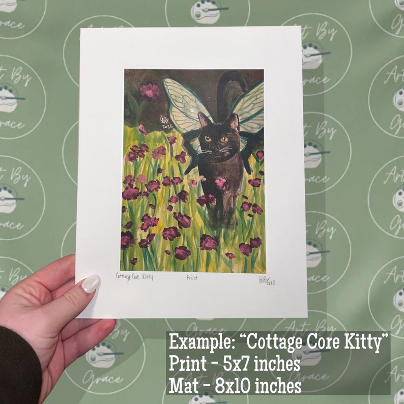 Cottage Core Kitty - Etsy