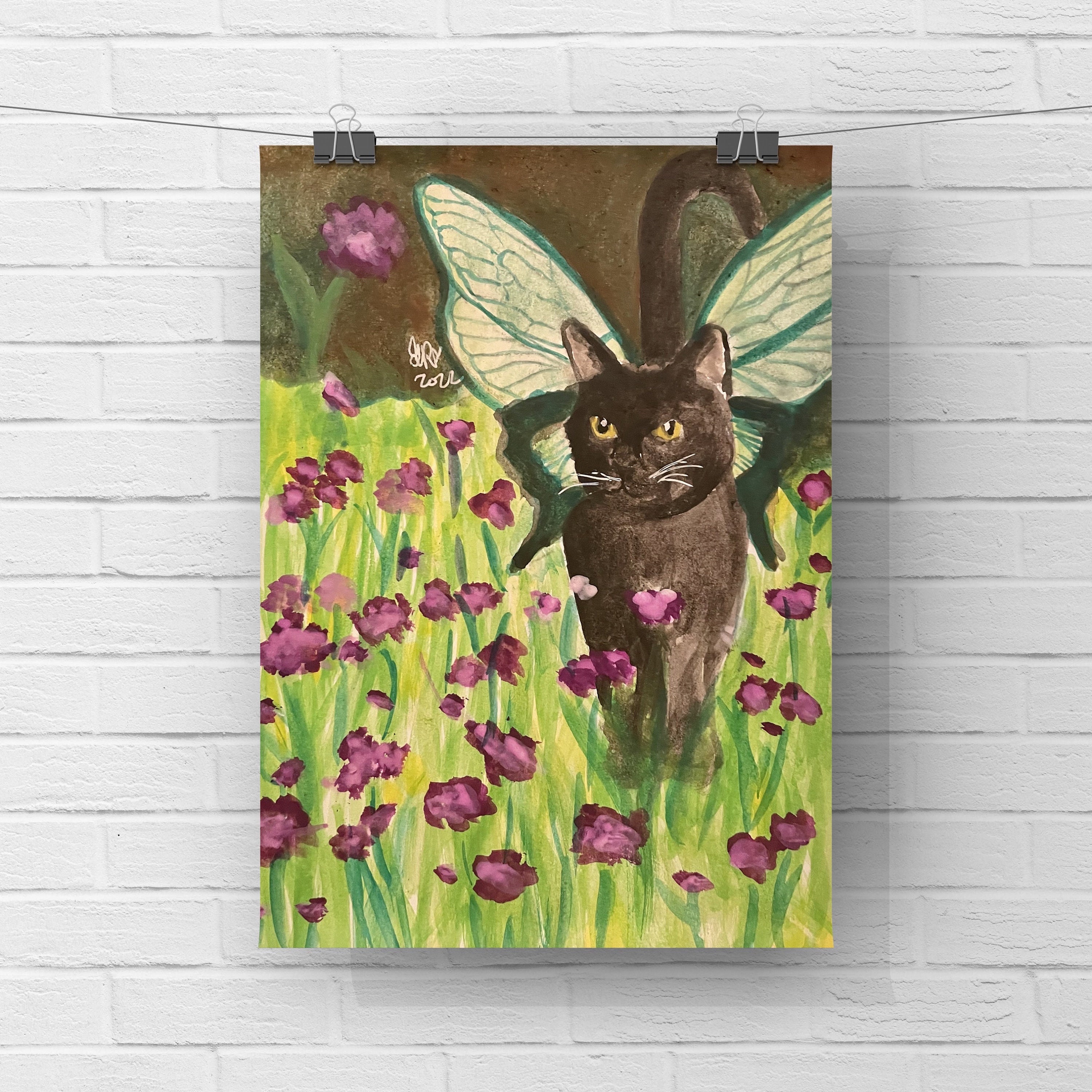 Cottage Core Kitty - Etsy