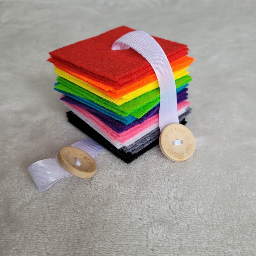 Rainbow Felt Button Snake Toy, Shapes Buttoning Toy, Buttoning Practice ...