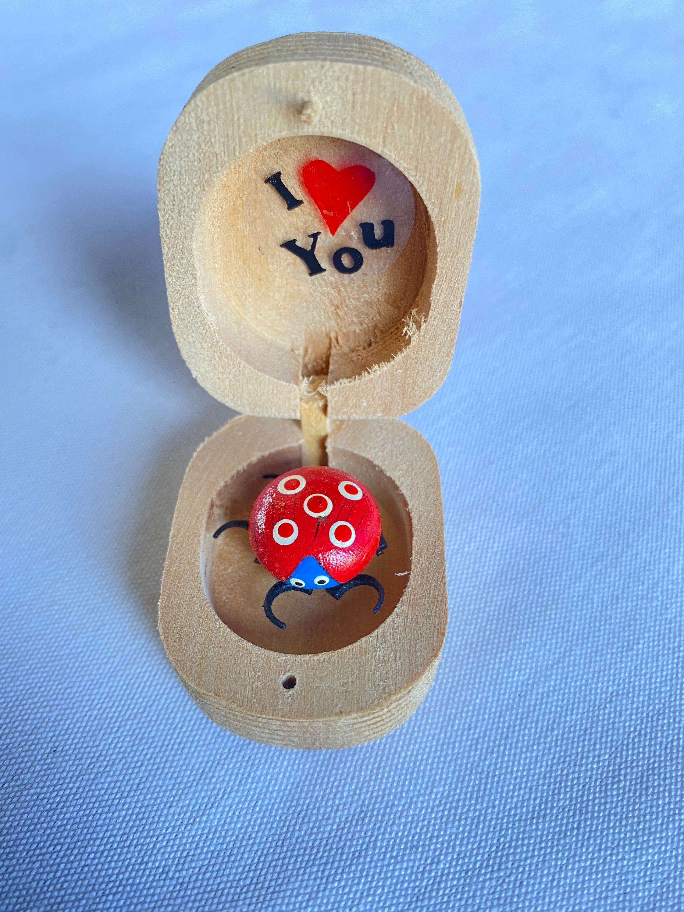 6 Wooden Boxes With a Ladybug I Love You 1.5 Wiggily Legs - Etsy