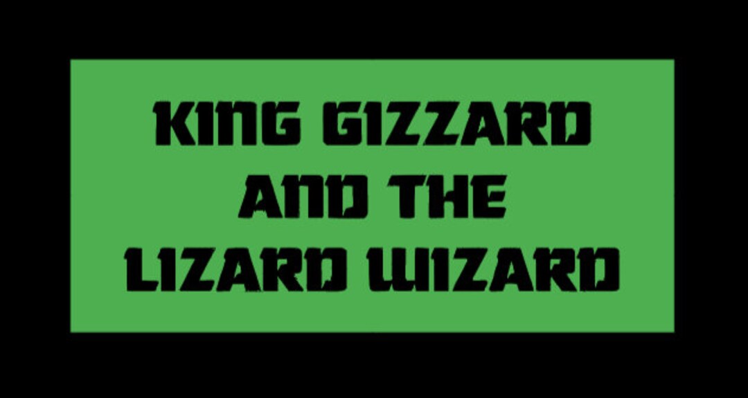 LOGO King Gizzard and the Lizard Wizard DECAL - Etsy