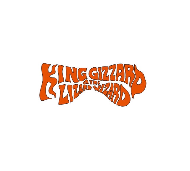 King Gizzard and the Lizard Wizard LOGO DECAL 5x2in. - Etsy