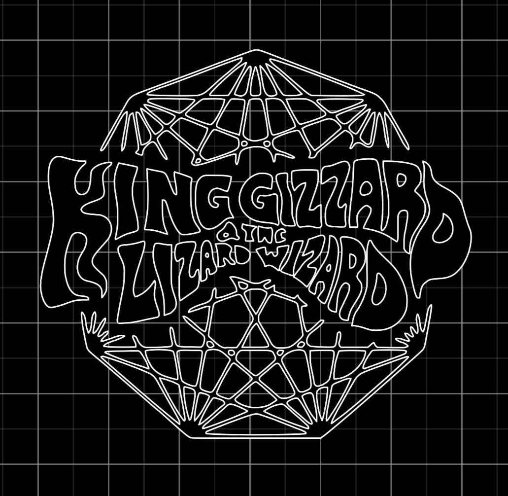 King Gizzard and the Lizard Wizard Sticker Decal 5x4.5in - Etsy