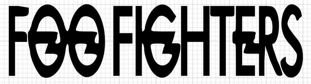 Foo Fighters DECAL Sticker 2x8 In - Etsy