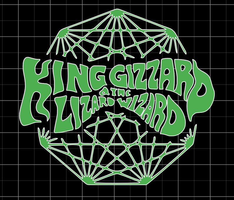 King Gizzard and the Lizard Wizard Sticker Decal 5x4.5in - Etsy