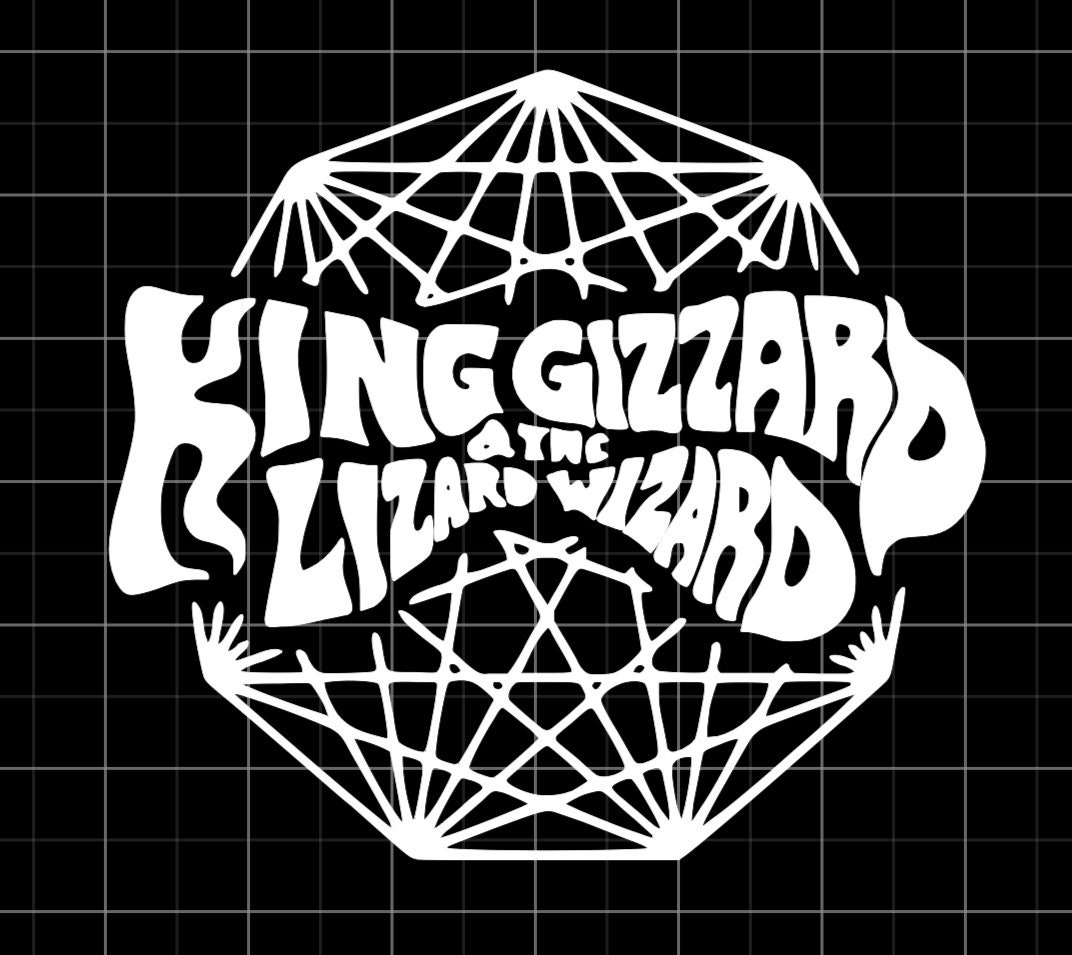 King Gizzard and the Lizard Wizard Sticker Decal 5x4.5in - Etsy