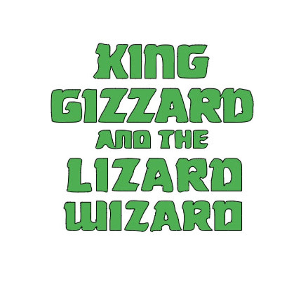 King Gizzard and the Lizard Wizard Logo DECAL 4x3.7 In. - Etsy