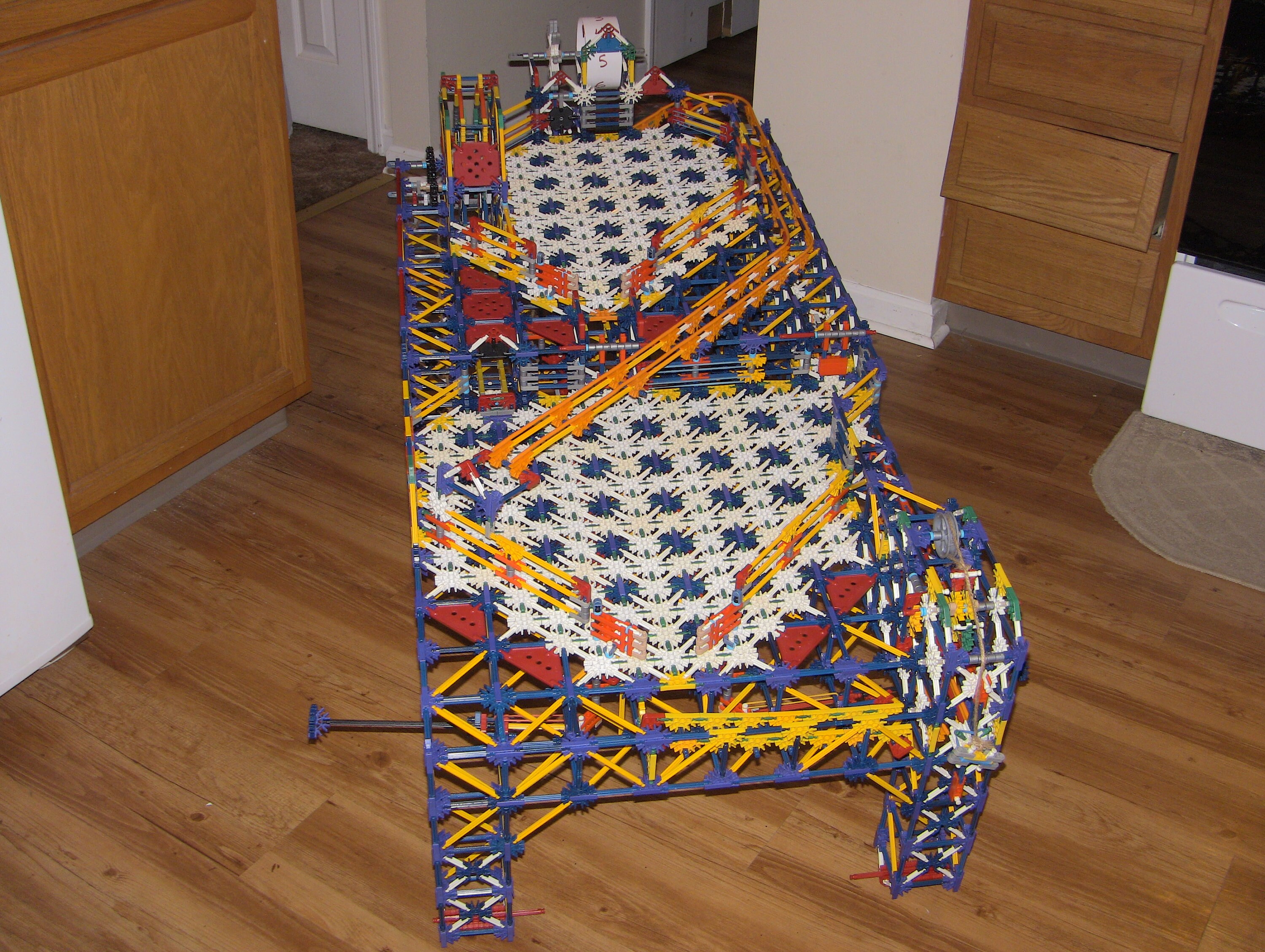 Knex Set Pinball Machine Double-decker-what-the-hecker 5,700 Piece ...