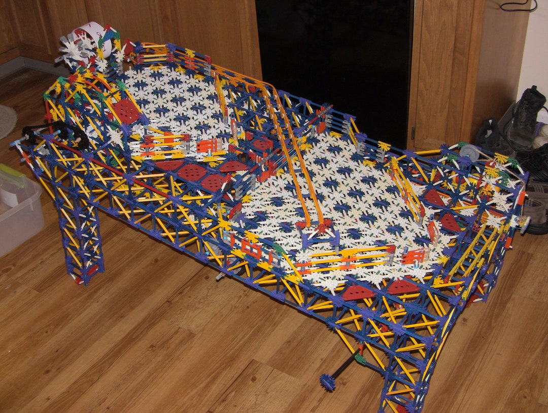 Knex Set Pinball Machine Double-decker-what-the-hecker 5,700 Piece ...