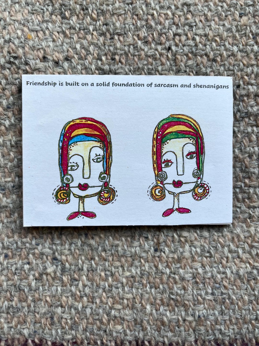 Friendship is Built on a Solid Foundation of Sarcasm and Shenanigans - Etsy