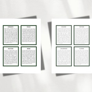 Shinrin Yoku Forest Bathing 30 Printable Cards Self-guided Forest ...