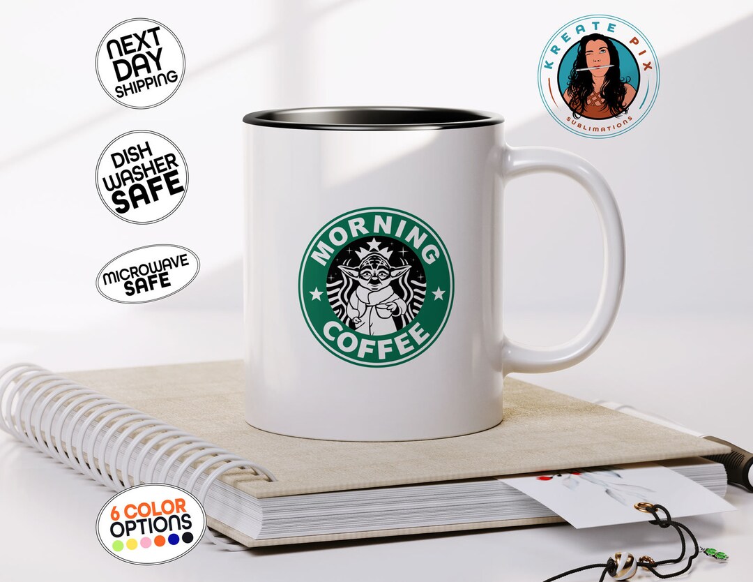 Yoda Coffee Mug - 11oz Starbucks Style Mug for Jedi Java Lovers - Etsy
