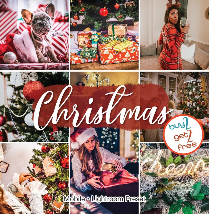 7 Mobile Lightroom Presets Christmas Preset - Etsy