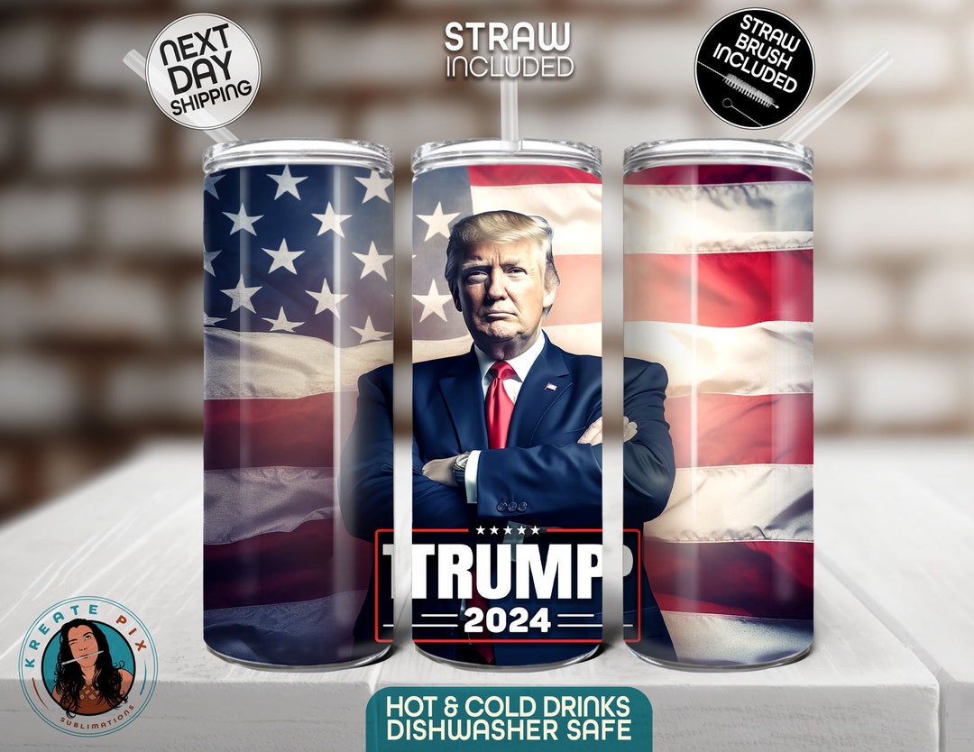 Donald Trump 2024 20oz Tumbler, Stainless Steel Tumbler - Etsy